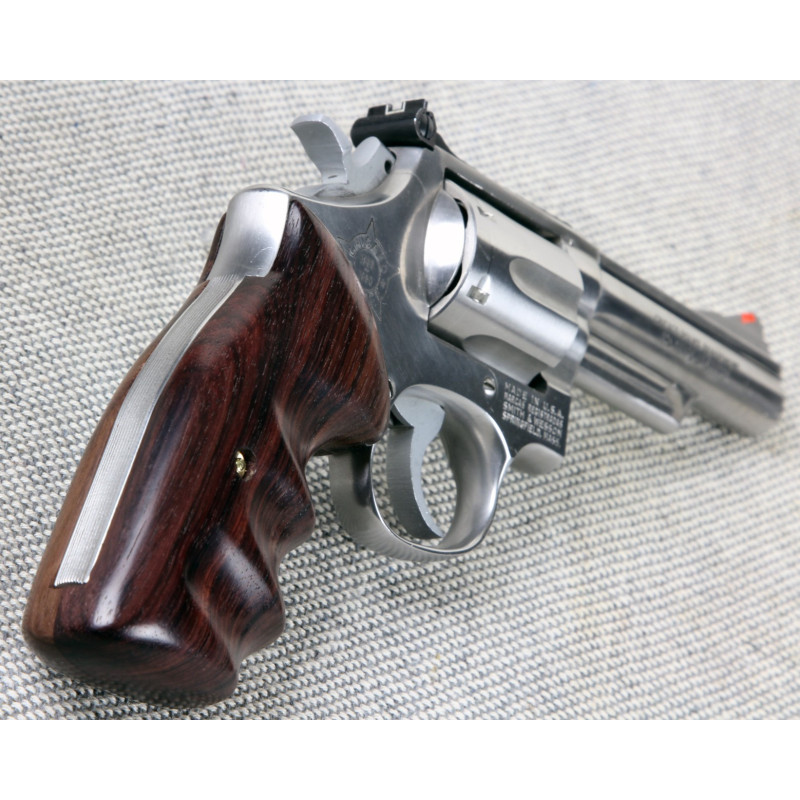 S&W Classic Combat K/L Frame Square Butt Rosewood Grips Surface Smooth ...
