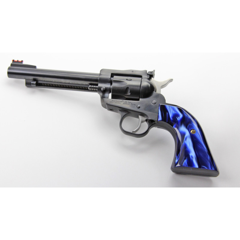 Ruger "Old" Vaquero Kirinite® Blue Pearl Traditional Grips Screw Brass Surface Smooth