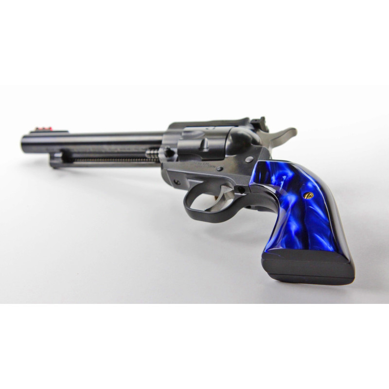 Ruger "Old" Vaquero Kirinite® Blue Pearl Traditional Grips Screw Brass Surface Smooth
