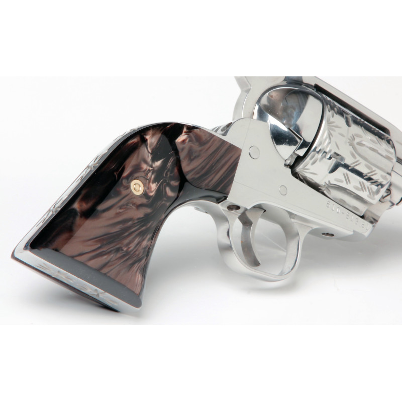 Ruger "Old" Vaquero Kirinite® Goddess Gunfighter Grips Surface Smooth Screw Brass