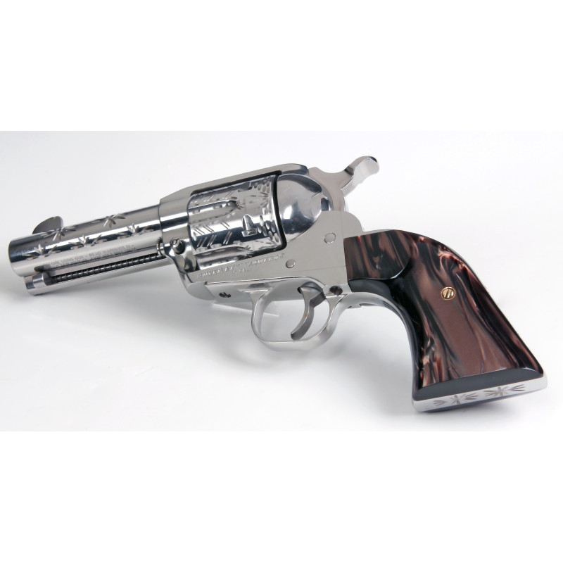 Ruger "Old" Vaquero Kirinite® Goddess Gunfighter Grips Surface Smooth Screw Brass