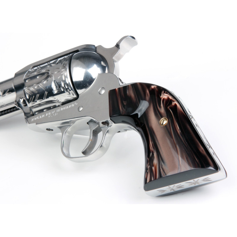 Ruger "Old" Vaquero Kirinite® Goddess Gunfighter Grips Surface Smooth Screw Brass
