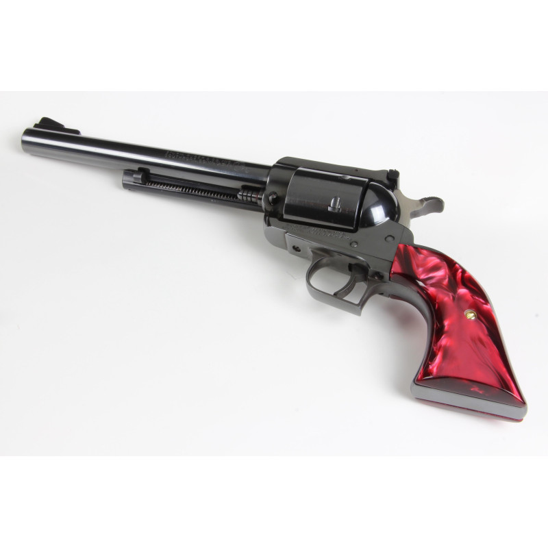 Ruger Super Blackhawk Red Pearl Kirinite Grips Screw Brass Medallions ...