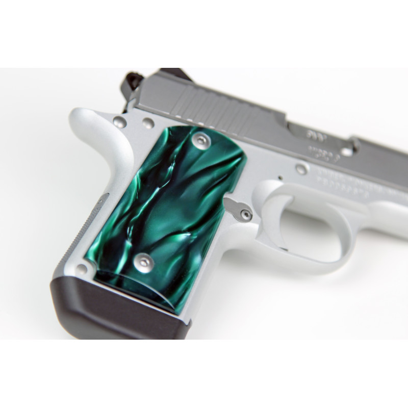 Kimber Micro 9 Emerald Bay Kirinite® Grips Surface Smooth Safety Single