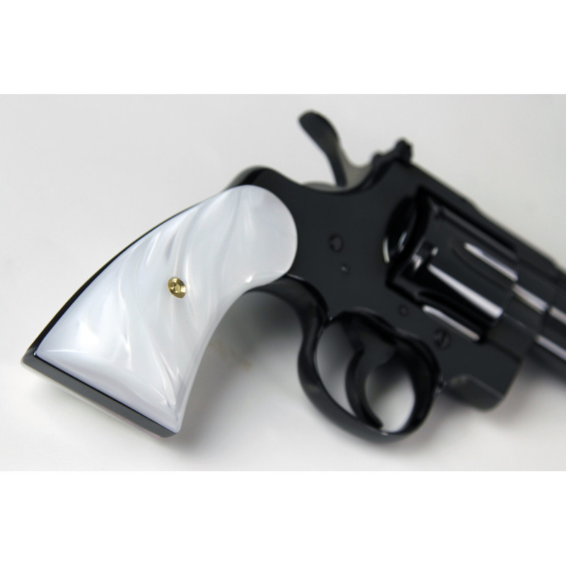 Colt Python Kirinite White Pearl Panel Grips Medallions None Surface ...