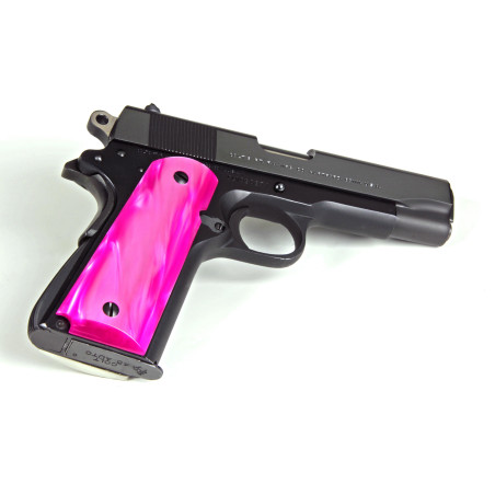 1911 Officer's Compact Kirinite® Atomic Pink Grips Surface Smooth ...