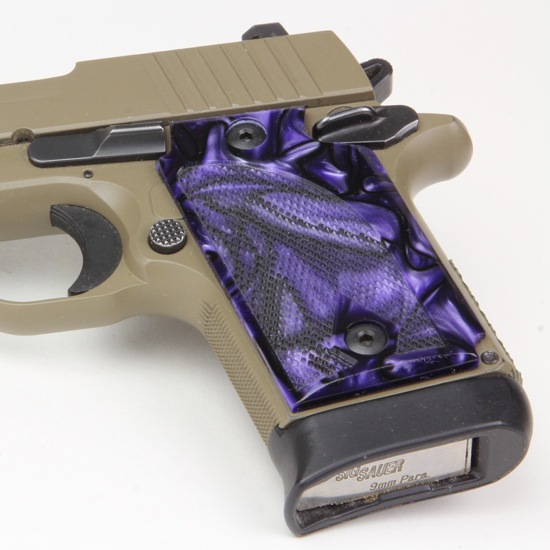 Kimber Micro .380 Purple Haze Kirinite® Grips Surface Smooth Safety Single