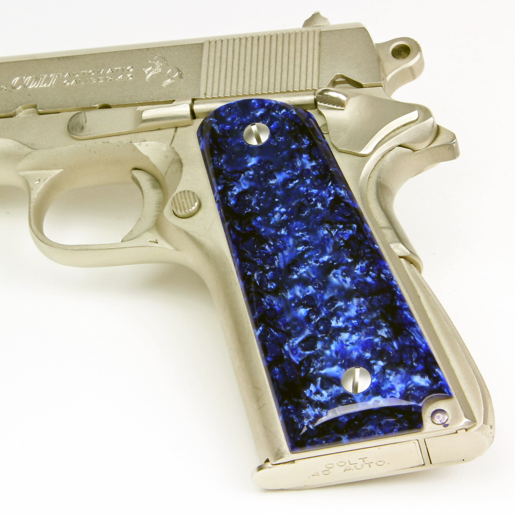 Blue 1911 Grips