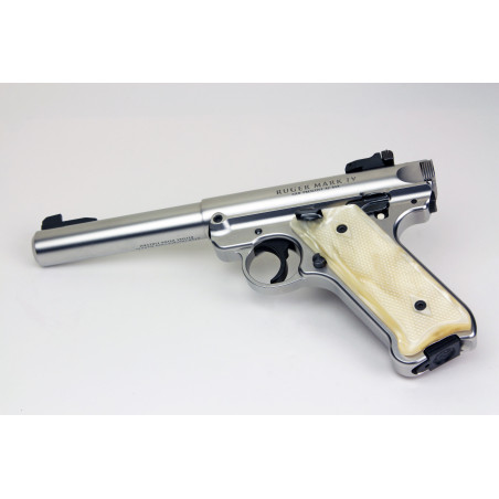 Ruger Mark IV Antique Pearl Kirinite® Grips Medallions None Surface Smooth