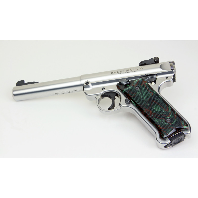 Ruger Mark IV Jungle Camo Kirinite® Grips Medallions None Surface Smooth