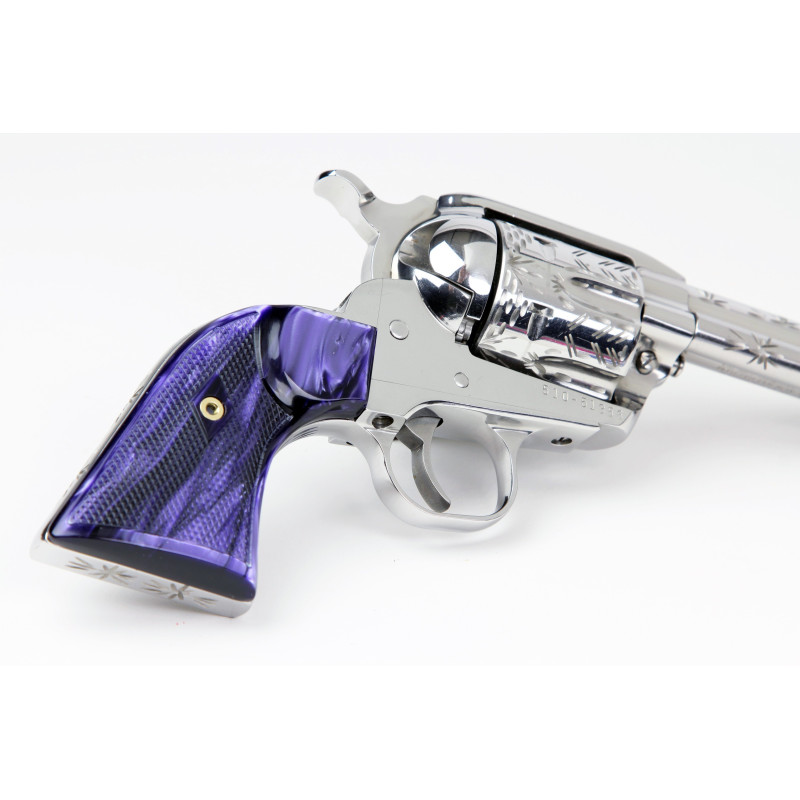 Ruger Bisley Gunfighter Grips in Wicked Purple Pearl Kirinite® Surface ...