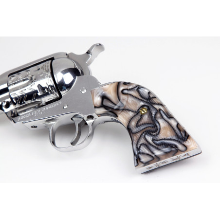 Ruger Bisley Gunfighter Grips in Oyster Kirinite® Surface Checkered ...