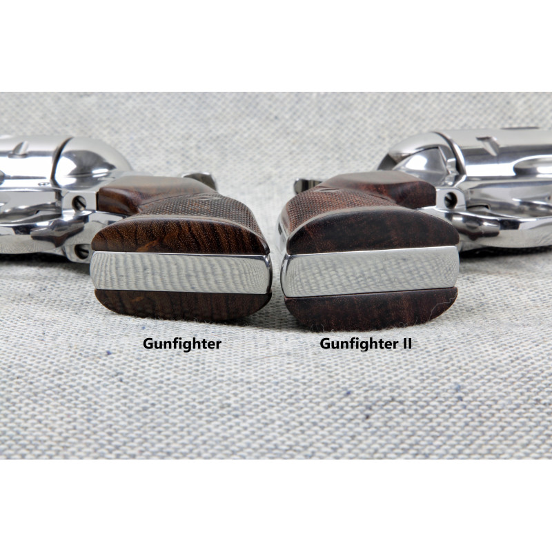 Ruger New Vaquero Rosewood Gunfighter Grips Surface Smooth Material Grade Regular Screw Brass