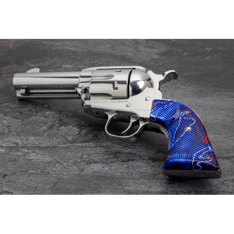 Ruger "Old" Vaquero Kirinite® Patriot "NEW" Reactiv Checkered ...