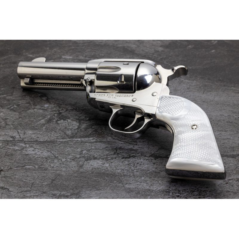 Ruger "Baby Vaquero" .32 H&R Kirinite® White Pearl Grips Screw Nickle ...