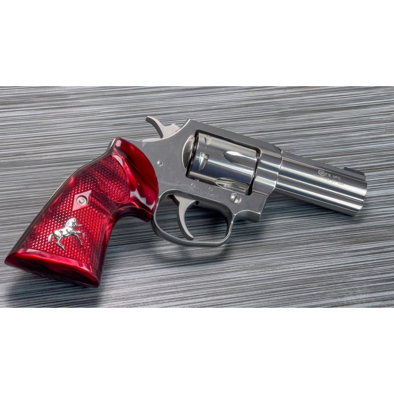 2019 King Cobra Classic Kirinite® Red Pearl Grips Surface Checkered ...