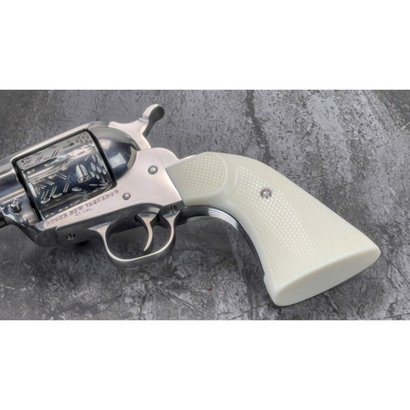 Ruger New Vaquero Kirinite® Presentation White Extended Gunfighter ...