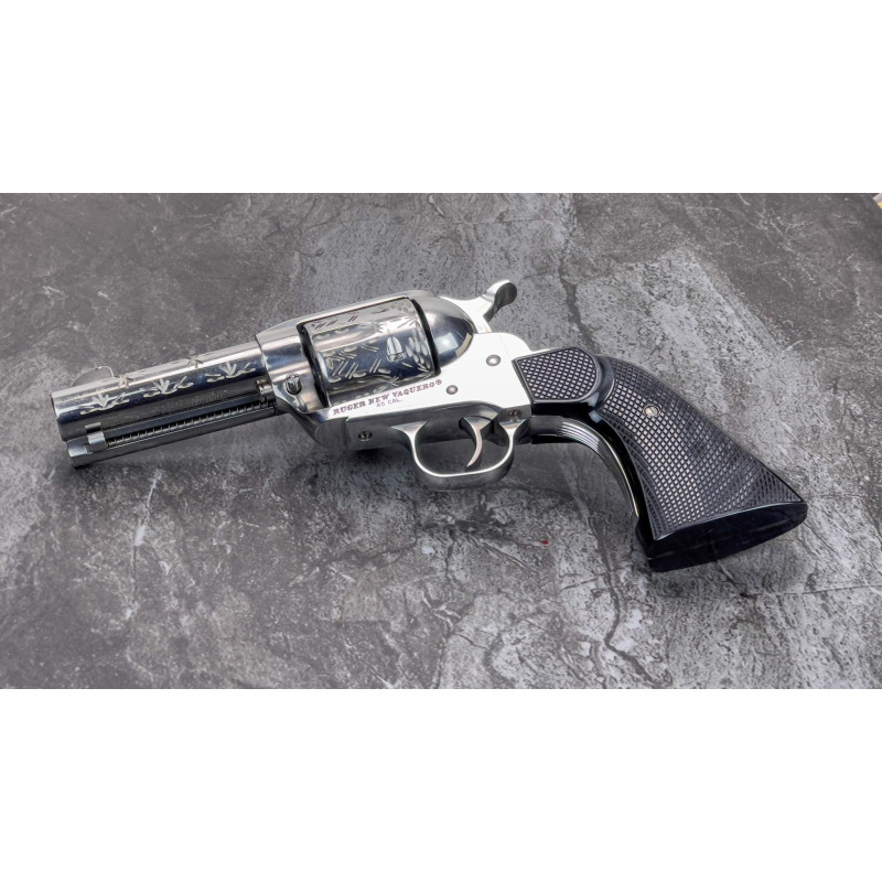 Ruger New Vaquero Kirinite® Black Pearl Extended Gunfighter Grips Screw ...