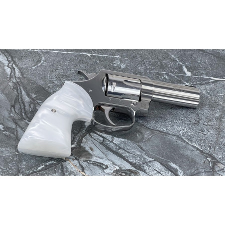 Python, Official Police, and 2021 Anaconda Kirinite® White Pearl Classic Grips Surface Smooth ...