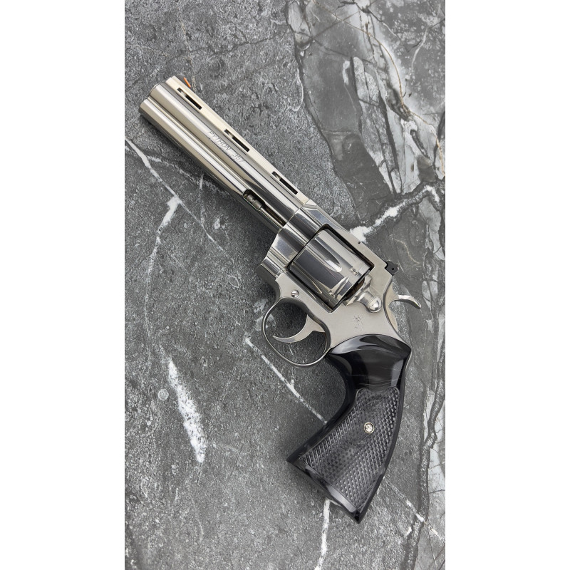 Python Kirinite® Black Pearl Classic Grips Surface Smooth Screw Nickle ...
