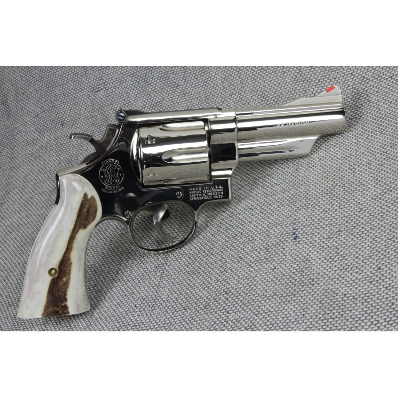 S&W K/L Frame Square Butt American Elk Panel Grips Screw Brass ...