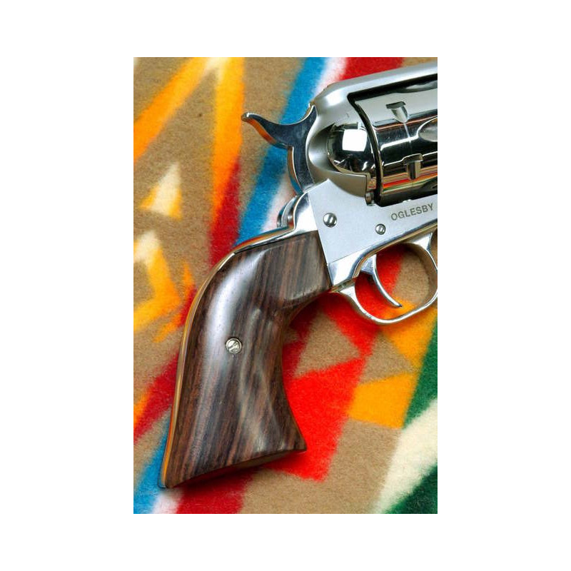 Ruger "Old" Vaquero Rosewood Gunfighter Grips Surface Checkered ...